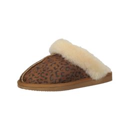 Shepherd Damen Hausschuh "Shepherd Hausschuhe Leder", Gr. 37, braun, Leder, Schuhe