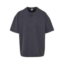T-Shirt Karl Kani "Karl Kani Herren", Jungen, Gr. L, anthrazit, 95% Baumwolle, 5% Elasthan, bedruckt, oversize, Rundhals, Shirts T-Shirt