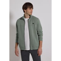 Street One MEN Herren Kurzjackedusty mint, Gr. L, unifarben, Web, 50% Baumwolle, 50% Polyester, Jacken, mit Stehkragen