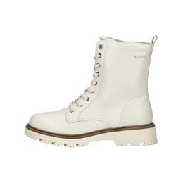 Tom Tailor Damen Schn&uuml;rstiefelette "Tom Tailor Stiefelette Lederimitat", Gr. 40cream, Lederimitat, Schuhe