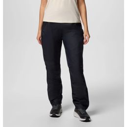 Columbia Damen Regenhoseschwarz, Gr. XL, Obermaterial: 100% Nylon. Futter: 100% Polyester, Hosen, aus Nylon, in den Gr&ouml;&szlig;en XS bis XL