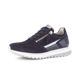 Gabor Damen Sneaker "Sneaker low", Gr. 43blau, Schuhe