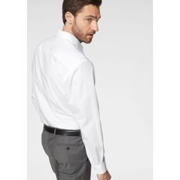 OLYMP Herren Businesshemd "Luxor comfort fit", wei&szlig;, Gr. 40, unifarben, Web, Obermaterial: 100% Baumwolle, Hemden, Mit Brusttasche, b&uuml;gelfrei