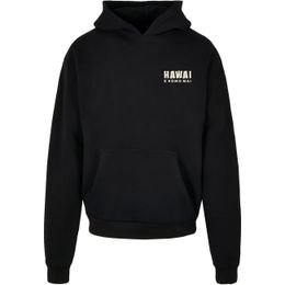 Merchcode Herren Kapuzenpullover "Merchcode Hawai Oversized Hoody"schwarz, Gr. L, bedruckt, 100% Baumwolle, Pullover