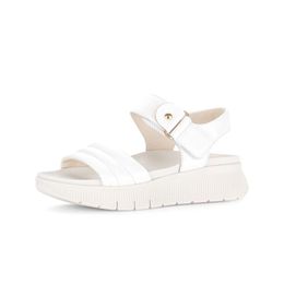 Gabor Damen Plateausandaletten "Plateau Sandale", Gr. 42, wei&szlig;, Schuhe