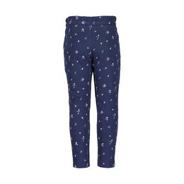 Blue Seven M&auml;dchen Sweathose, blau, Gr. 122, bedruckt, Sweatware, Obermaterial: 80% Baumwolle, 20% Polyester, Hosen