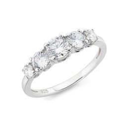 Firetti Damen Fingerring "Schmuck Geschenk Silber 925 Silberring Verlobungsring", 53, Silber 925 (Sterlingsilber), 2,8mm, silber, Silber 925
