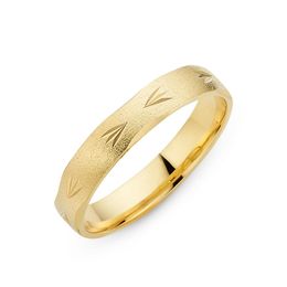 Phoenix PH&Ouml;NIX Damen Trauring "Schmuck Partnerring Ehering Verlobungsring Freundschaftsring", 58, ohne Brillant, Silber 925 (Sterlingsilber), 4mm, gold,