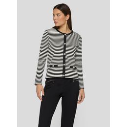 Jackenblazer Rabe "Jacke", Damen, Gr. 42, schwarz, 83%Polyester 12%Viskose 5%Elasthan, Blazer