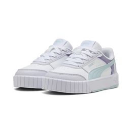 Puma Damen Sneaker "Carina Mia Sneakers M&auml;dchen", Gr. 33wei&szlig; fresh water lavender pop blau lila, Obermaterial: Textil, Synthetik; Futter: Textil;
