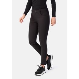 STOOKER WOMEN Damen 5-Pocket-Jeans "Florenz Easy Wear Slim Fit Jeans", schwarz, Gr. 40, Denim/Jeans, 70% Viskose, 26% Polyamid, 4% Elasthan, Jeans,