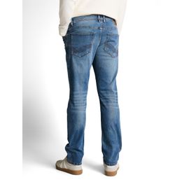 Tom Tailor Herren Straight-Jeansmid stone, Gr. 40, Denim/Jeans, Obermaterial: 92% Baumwolle, 6% Polyester, 2% Elasthan, Jeans, im Five-Pocket Style