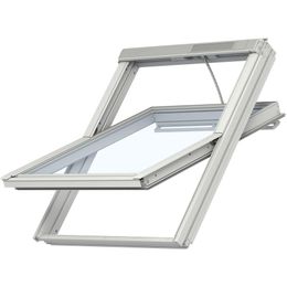 Velux INTEGRA Dachfenster GGL 206930 Solarfenster Holz wei&szlig; lack ENERGIE Hitzeschutz, 78x98 cm (MK04)