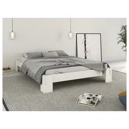 Futonbett OTTO HOME "ZEN " zertifiziertes Massivholz (Kiefer)", wei&szlig;, B:151,5cm L:211,5cm, Betten, Futonbett, Massivholzbett, zeitlos elegant