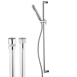 Bossini Slim-Rain Brausegarnitur mit Stange, 1 Strahlart, D38019P00030013,