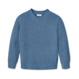 Tchibo - Kinder-Chenille-Pullover - M&auml;dchen - Gr. 158/164 - blau