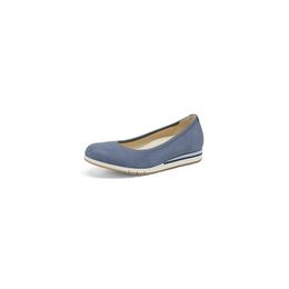 Gabor - Ballerina, blau, Gr. 40 - Leder