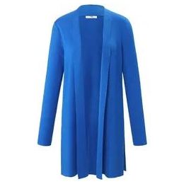 Long-Strickjacke Peter Hahn blau, 48