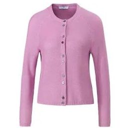 Strickjacke aus 100% SUPIMA&reg;-Baumwolle Peter Hahn lila, 36