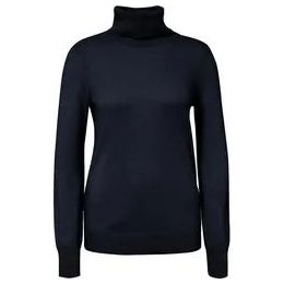 Rollkragen-Pullover aus 100% Premium-Kaschmir Peter Hahn blau, 38