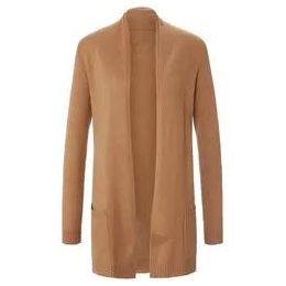 Strickjacke aus 100% Premium-Kaschmir Peter Hahn braun, 42