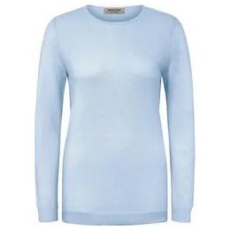 Rundhals-Pullover aus 100% Premium-Kaschmir Peter Hahn blau, 44