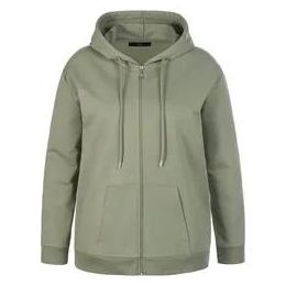 Hoodie-Sweatjacke Emilia Lay gr&uuml;n, 56