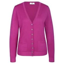 Twinset aus 100% Schurwolle-Pure Tasmanian Wool Peter Hahn pink, 36
