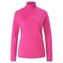 Rollkragen-Pullover aus Schurwolle und Kaschmir Peter Hahn pink, 46