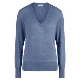 V-Pullover Peter Hahn blau, 36