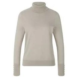 Rollkragen-Pullover aus 100% SUPIMA&reg;-Baumwolle Peter Hahn grau, 52