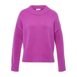 Rundhals-Pullover aus Schurwolle und Kaschmir Peter Hahn pink, 42