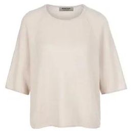Rundhals-Pullover aus 100% Kaschmir Peter Hahn beige, 36