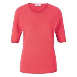 Rundhals-Pullover aus Schurwolle und Kaschmir Peter Hahn pink, 38