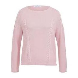 Rundhals-Pullover Peter Hahn ros&eacute;, 36