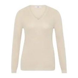 V-Pullover Anna Aura beige, 48