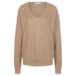 Rundhals-Pullover aus Seide und Kaschmir include beige, 48