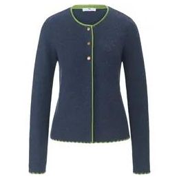 Strickjacke Peter Hahn blau, 40