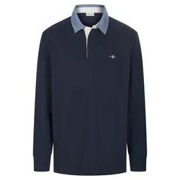 Rugby-Shirt Gant blau, 52