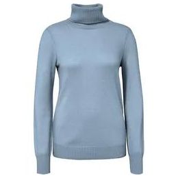 Rollkragen-Pullover aus 100% Premium-Kaschmir Peter Hahn blau, 44