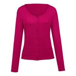 Cardigan aus 100 % Kaschmir Peter Hahn pink, 36