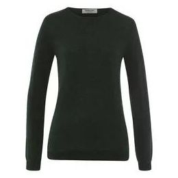 Rundhals-Pullover aus 100% Premium-Kaschmir Peter Hahn gr&uuml;n, 38