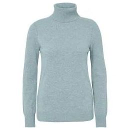 Rollkragen-Pullover aus 100% Premium-Kaschmir Peter Hahn gr&uuml;n, 40