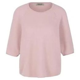 Rundhals-Pullover aus 100% Kaschmir Peter Hahn ros&eacute;, 42/44