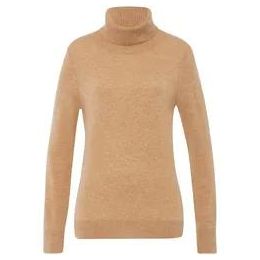 Rollkragen-Pullover aus 100% Premium-Kaschmir Peter Hahn braun, 40