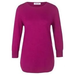 Rundhals-Pullover aus Seide und Kaschmir Peter Hahn pink, 40