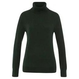 Rollkragen-Pullover aus 100% Premium-Kaschmir Peter Hahn gr&uuml;n, 38