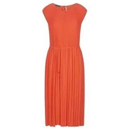 Plissee-Kleid Basler orange, 46