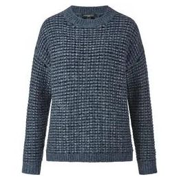 Rundhals-Pullover Fadenmeister Berlin blau, 42