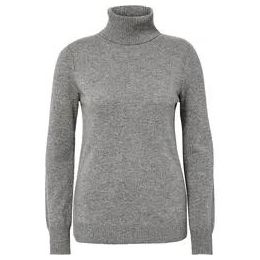 Rollkragen-Pullover aus 100% Premium-Kaschmir Peter Hahn grau, 40